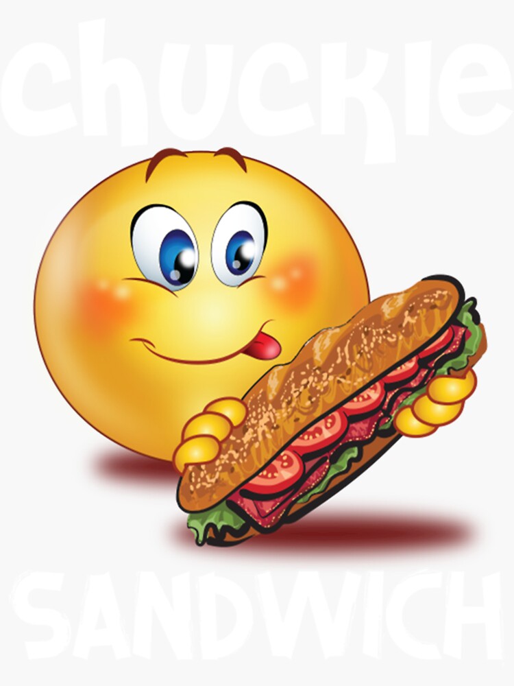 "Chuckle sandwich " Sticker for Sale by CalanthaLily | Redbubble
