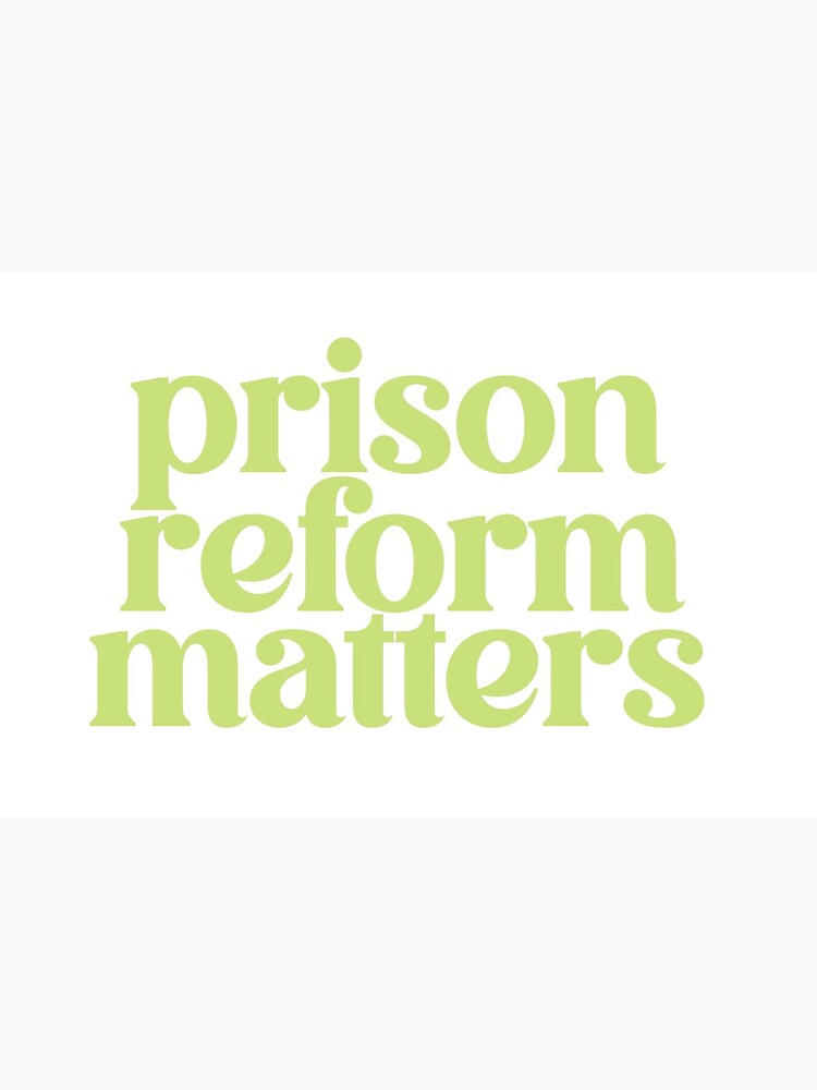 "Prison Reform Matters // Lime Green" Sticker for Sale by knogues ...