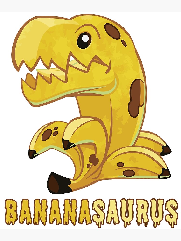 "Cute Dinosaur Bananasaurus" Poster for Sale by cynfos3185 | Redbubble