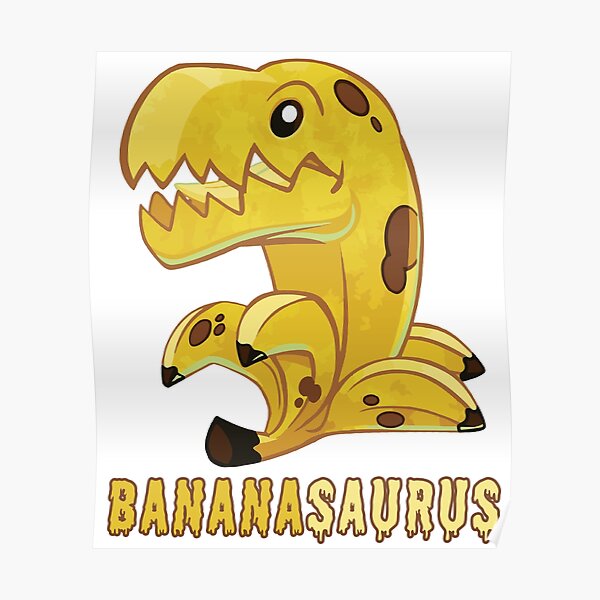 "Cute Dinosaur Bananasaurus" Poster for Sale by cynfos3185 | Redbubble
