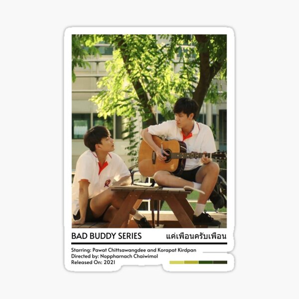 "Minimalist Bad Buddy Series Poster 3" Sticker by minimalistdrama ...