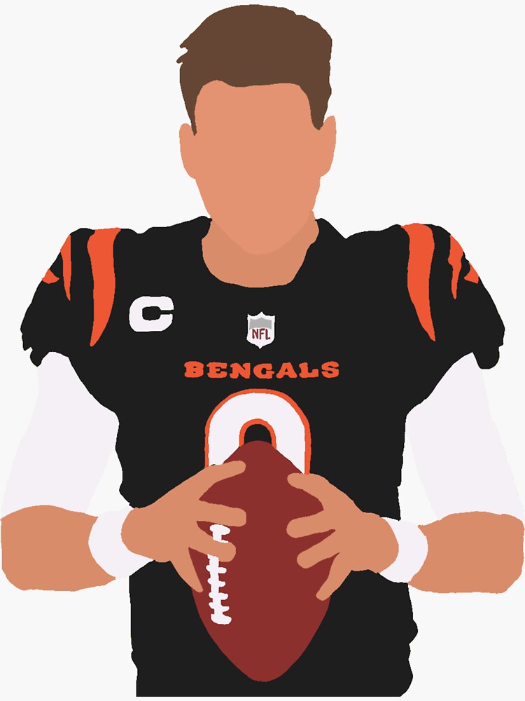 "joe burrow bengals" Sticker for Sale by kelseyspcartt | Redbubble