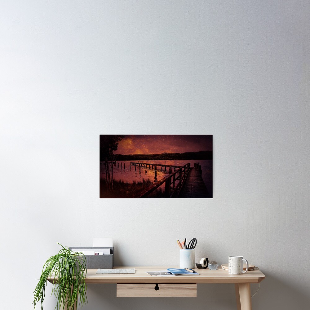 "The Old Jetty" Poster by ToppzCreations | Redbubble