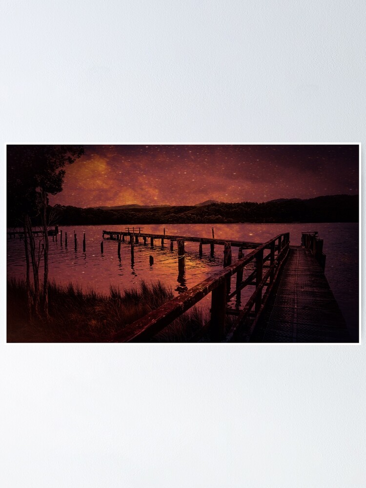 "The Old Jetty" Poster by ToppzCreations | Redbubble