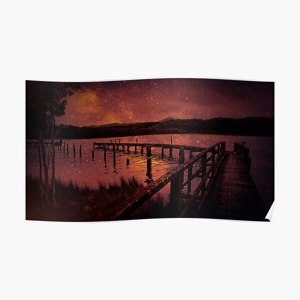 "The Old Jetty" Poster by ToppzCreations | Redbubble