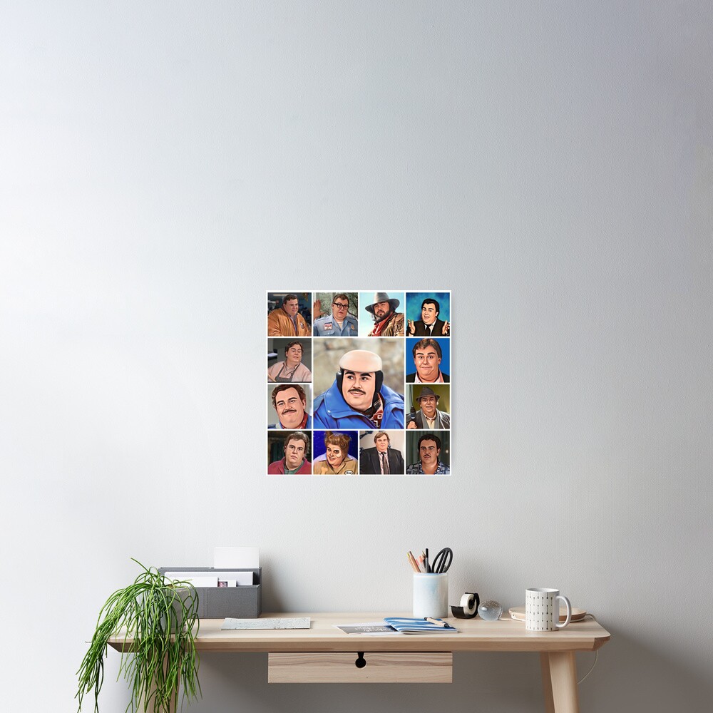 "John Candy’s iconic roles" Poster for Sale by froggyleggs | Redbubble