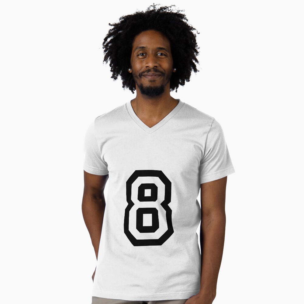"Number Eight 8" Sticker for Sale by DavidMay | Redbubble