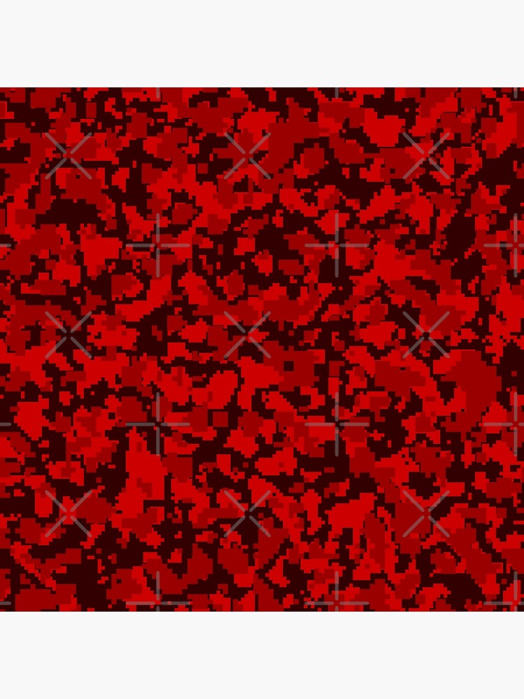 "Red Camo pattern digital Camouflage" Poster for Sale by Tshirtstory ...