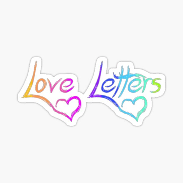 "Love Letters " Sticker by FlynnHansen | Redbubble