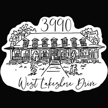 "LSU ADPi house Long " Sticker for Sale by ZTeyona | Redbubble