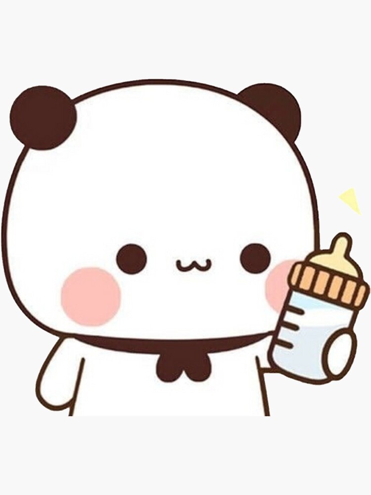 "Bubu Takes Care Of Dudu - Gives Milk for Dudu " Sticker for Sale by ...