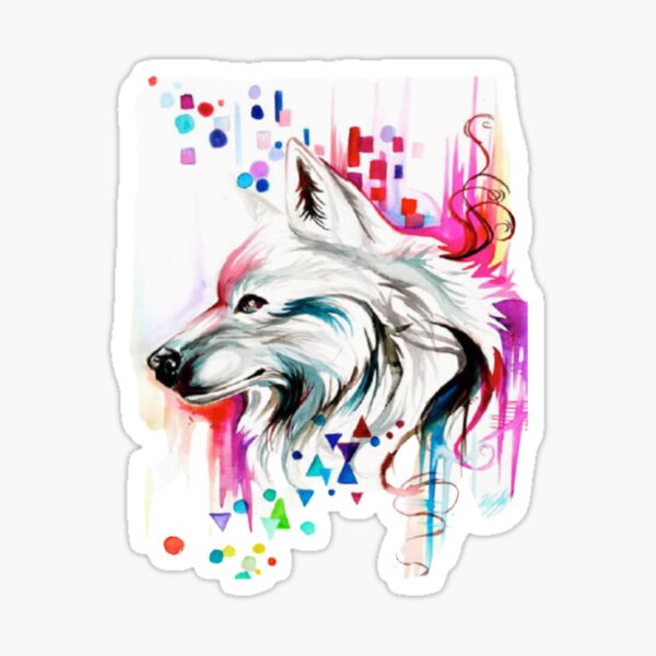 "wolf Perfect Giftwof foo " Sticker for Sale by BradtkeGerardo | Redbubble