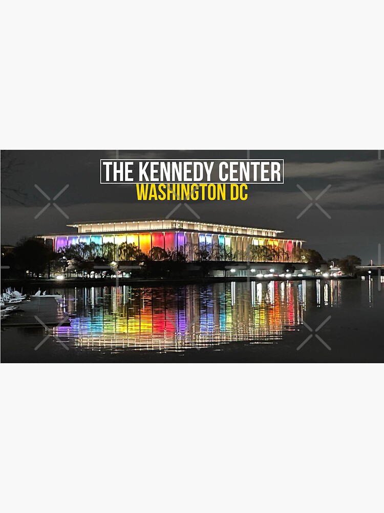 "The Kennedy Center, DC in Rainbow Honors" Sticker for Sale by ...