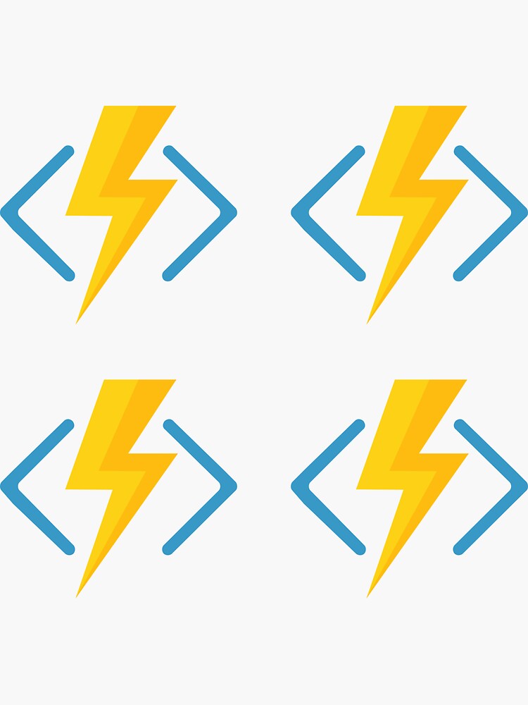 "Azure Functions Sticker x4 combo pack (Microsoft Azure Functions ...