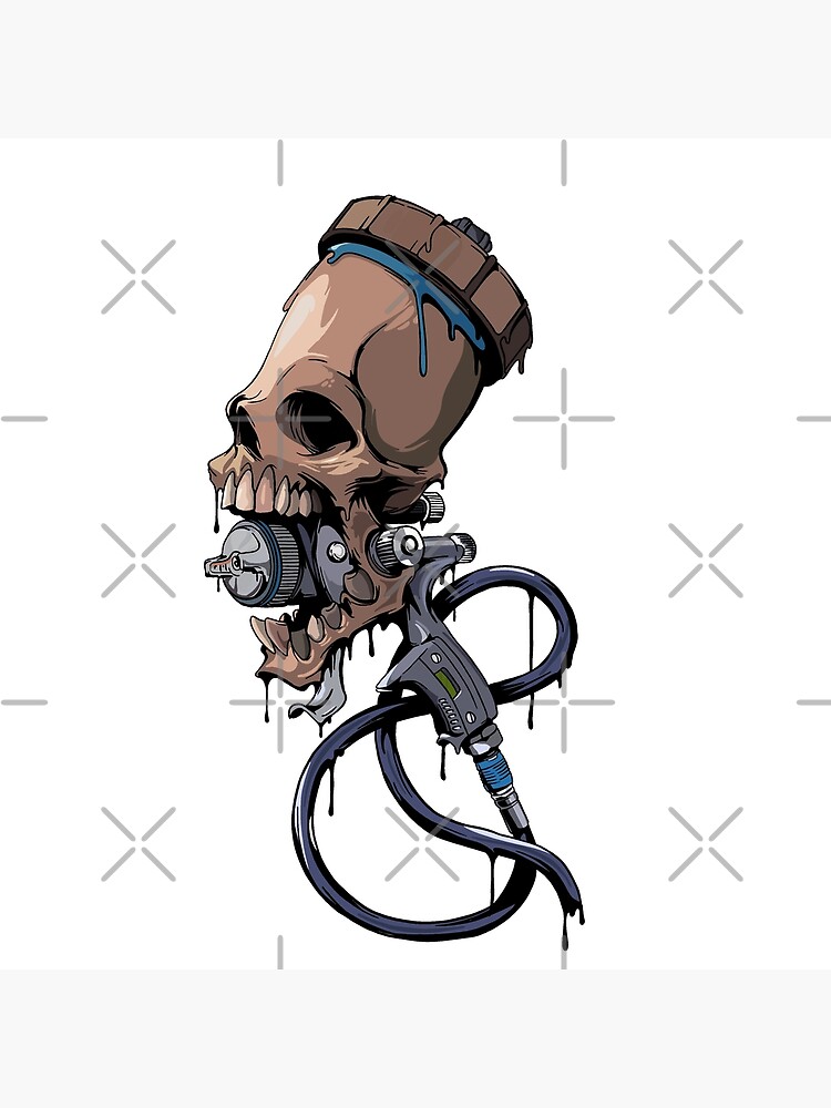 "Skull Gun" Photographic Print for Sale by AntoniosShop | Redbubble