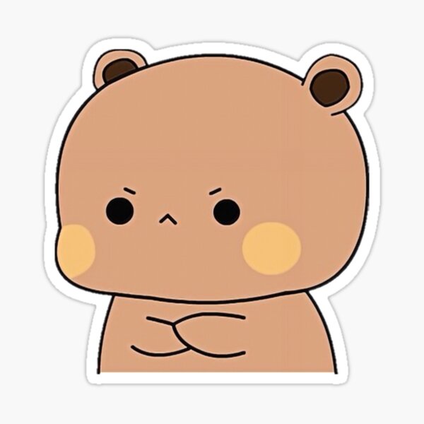 "Dudu Is Angry With Bubu Dudu Sad " Sticker for Sale by BlingDotss ...