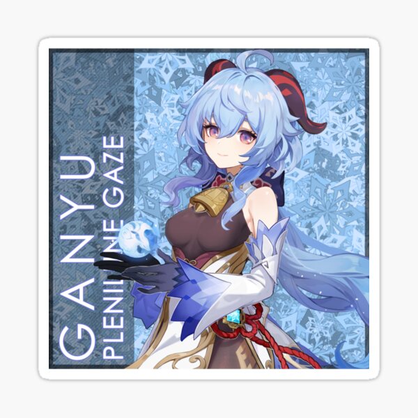 "Ganyu Genshin Impact " Sticker for Sale by BlingDotss | Redbubble