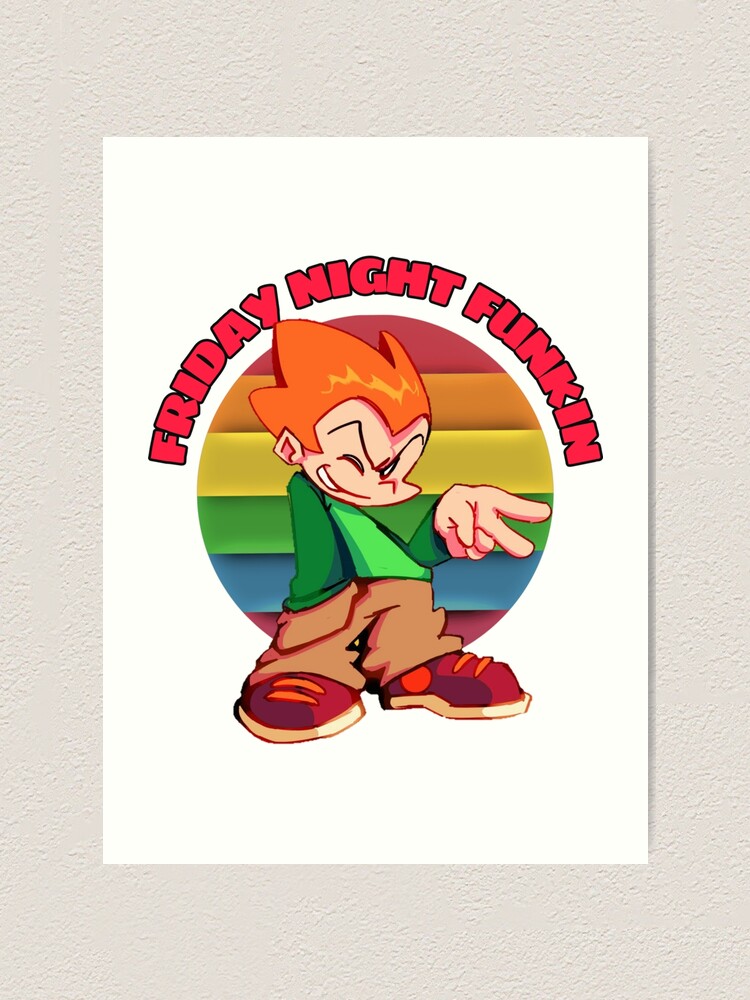 "Friday Night Funkin pico best character fnf " Art Print for Sale by ...