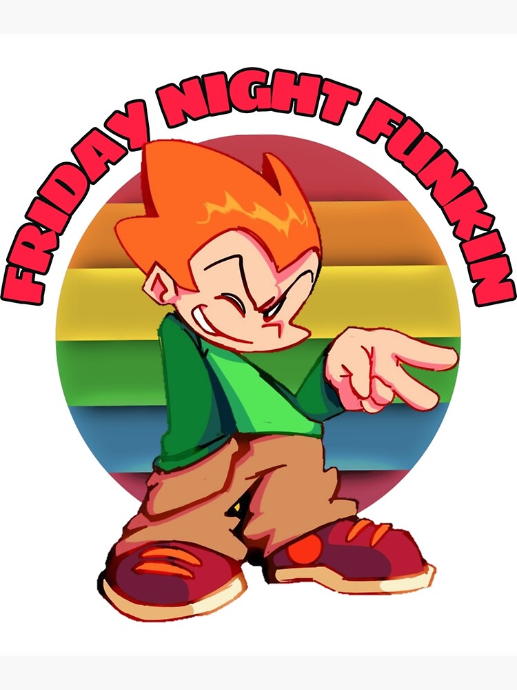 "Friday Night Funkin pico best character fnf " Poster by RusseAdri ...