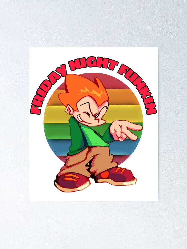 "Friday Night Funkin pico best character fnf " Poster by RusseAdri ...