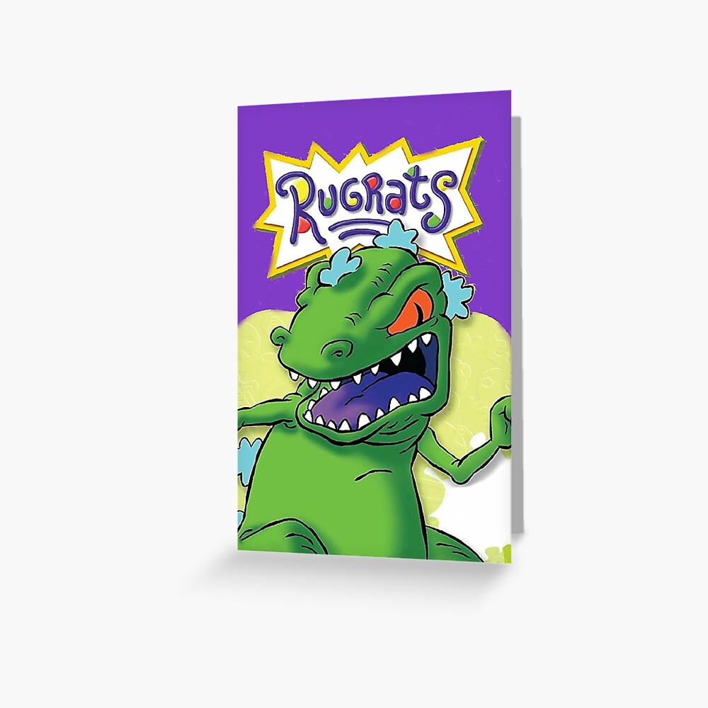 "Reptar Dinosaur Rugrats Cartoon 90s TV Series Childhood" Greeting Card ...