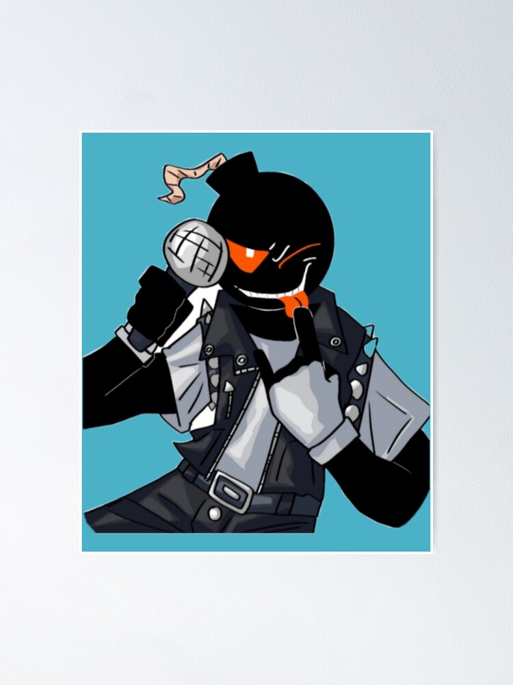 "Friday Night Funkin Whitty stickers " Poster for Sale by TrippAnge ...