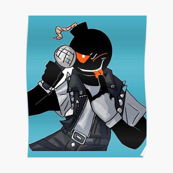 "Friday Night Funkin Whitty stickers " Poster for Sale by TrippAnge ...