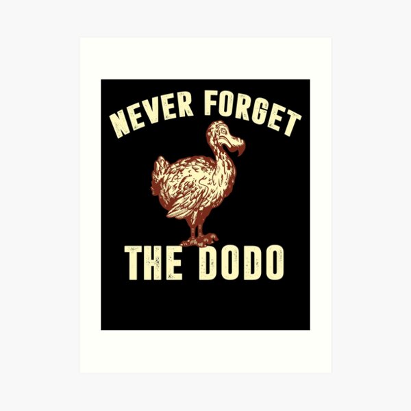 "Dodos Dodo bird Extinct bird forgotten Primeval bird Dodo" Art Print ...