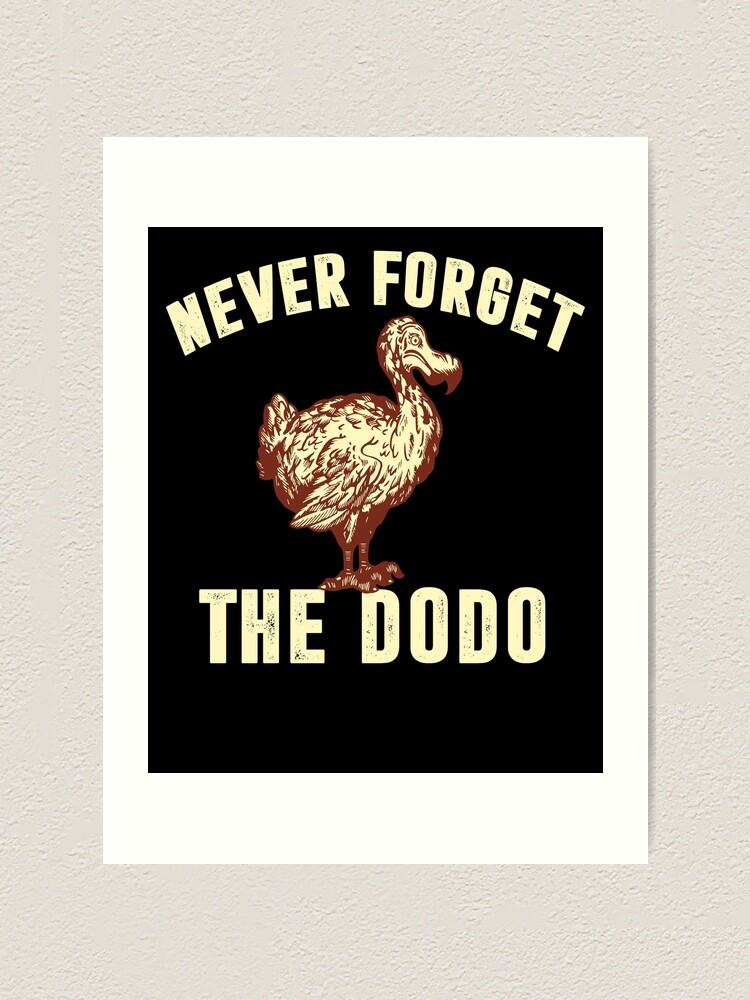 "Dodos Dodo bird Extinct bird forgotten Primeval bird Dodo" Art Print ...