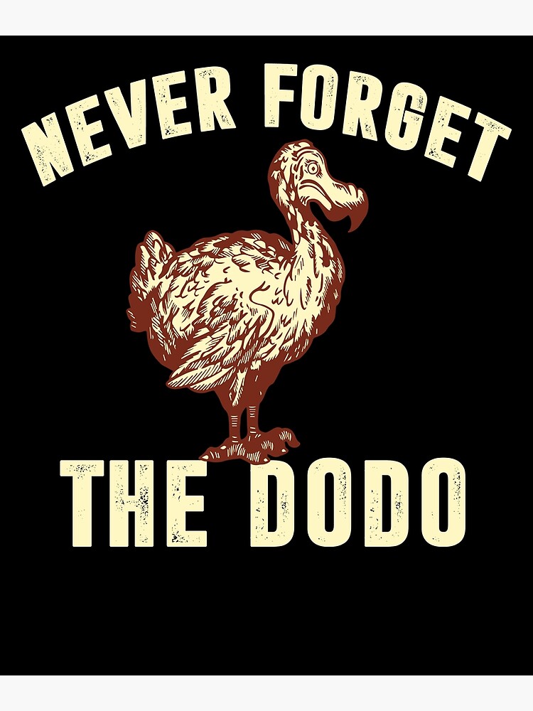 "Dodos Dodo bird Extinct bird forgotten Primeval bird Dodo" Art Print ...