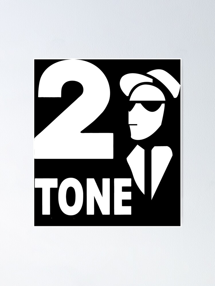 "2 Tone Records Ska Sticker" Poster for Sale by jamyashiel | Redbubble