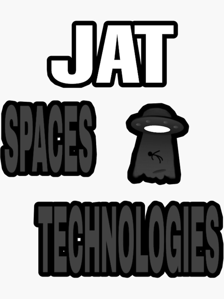 "JAT" Sticker by MilcahHelga | Redbubble