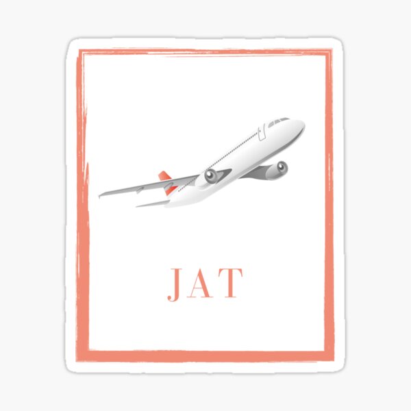 "JAT-jat" Sticker by MilcahHelga | Redbubble