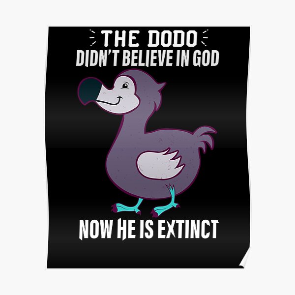 "Dodos Dodo bird Extinct bird forgotten Primeval bird Dodo" Poster for ...