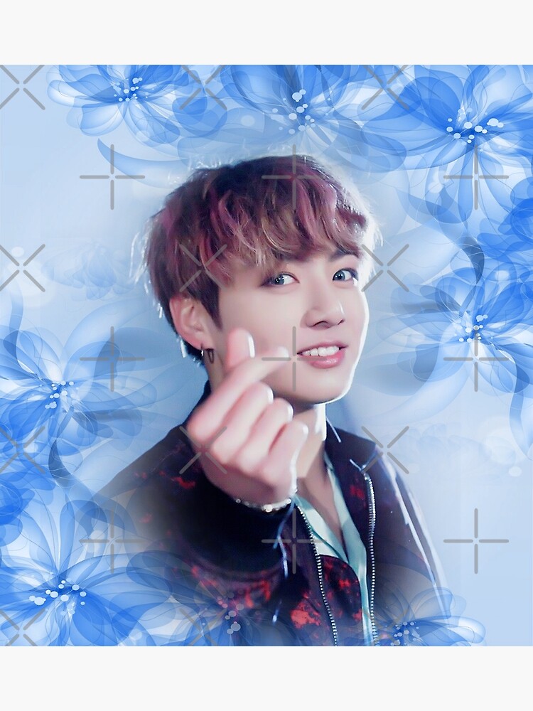 "Jungkook-BTS-Finger-Heart" Poster for Sale by Jeston-06 | Redbubble