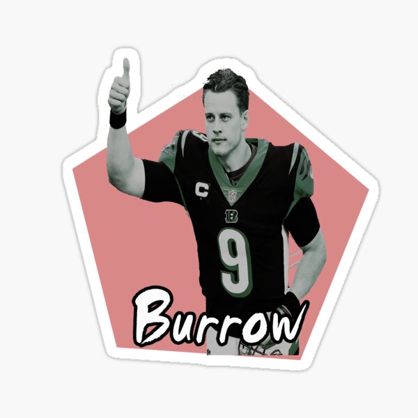 "Joe-Burrow-Essential New" Sticker for Sale by RedFashy | Redbubble