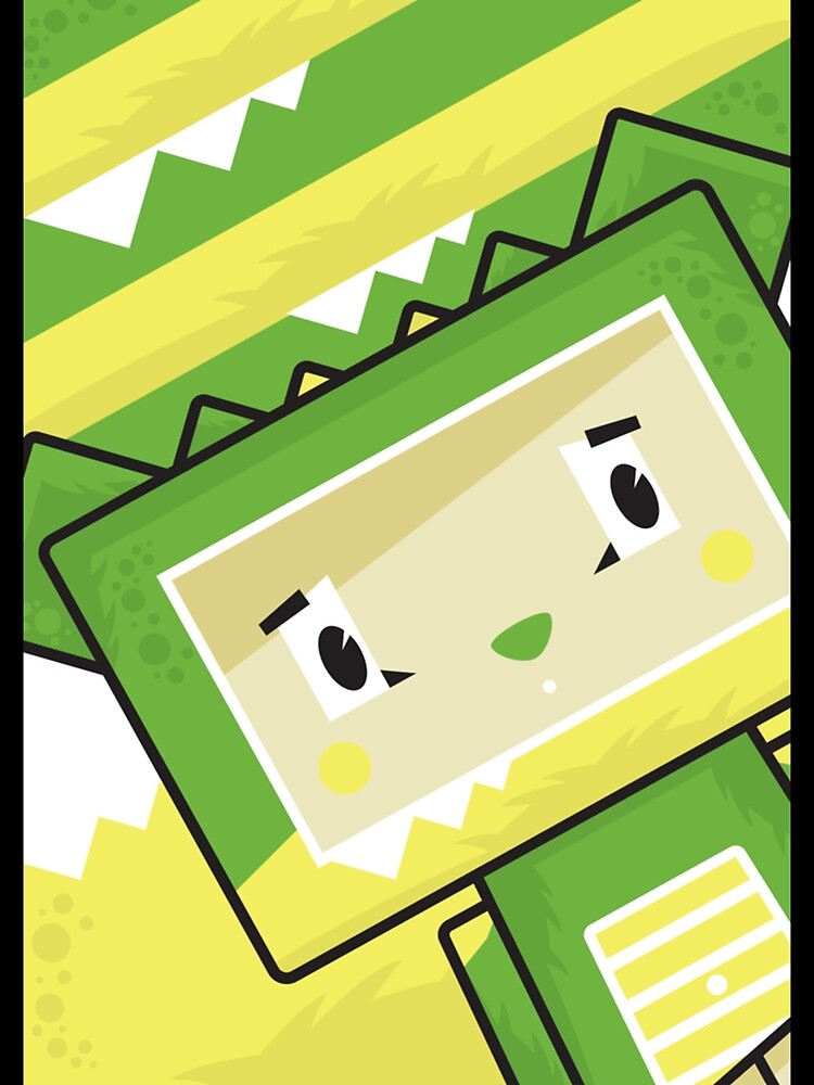 "Cute Cartoon Block Crocodile Character Sticker" Photographic Print for ...