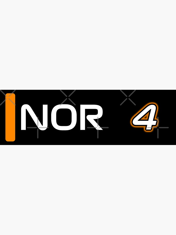 "Formula 1 2022 Lando Norris Number 4 TV Graphic" Sticker for Sale by ...