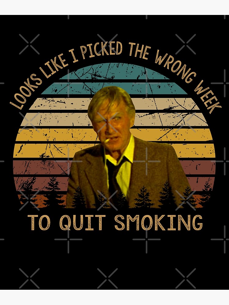 Póster «Cartel de fumar del personaje de Steve McCroskey» de ...