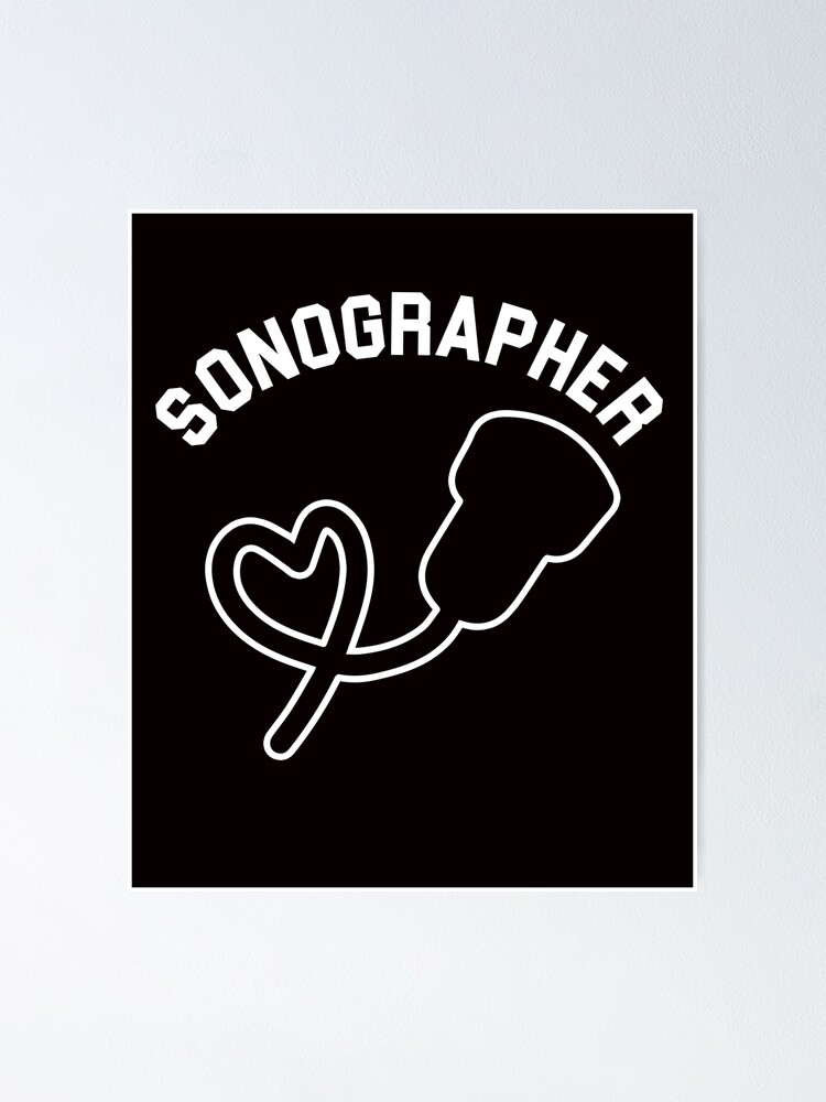 Póster «Ecografista Ultrasonido Ecografía Ecografía Hospital Médico» de ...