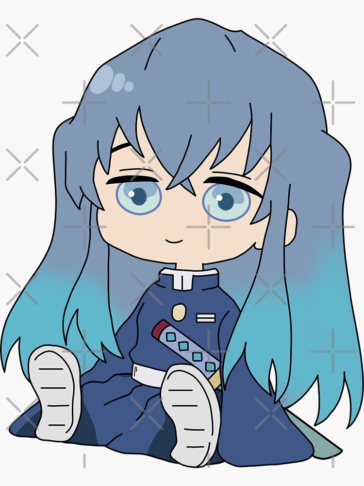 Sticker « Derpy Muichiro Tokito », par ThePlum-Palette | Redbubble