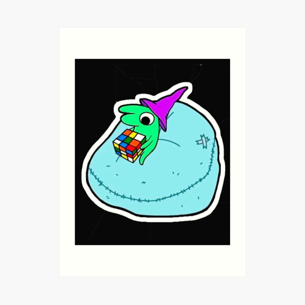 "Gleb Smiling Friends " Art Print by JAndriea | Redbubble