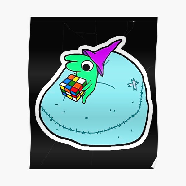 "Gleb Smiling Friends " Poster by JAndriea | Redbubble