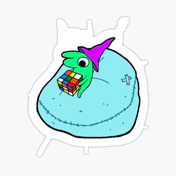 "Gleb Smiling Friends " Sticker by JAndriea | Redbubble