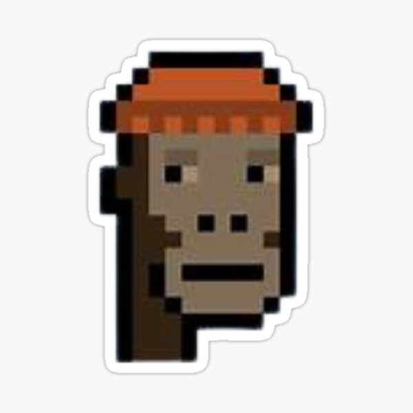 "CryptoPunk" Sticker by Guapi-ta | Redbubble