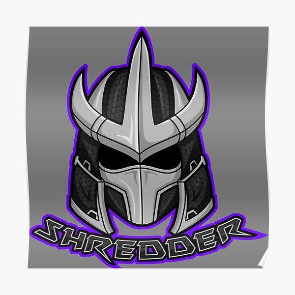 "The Shredder" Poster by OniPunisher | Redbubble