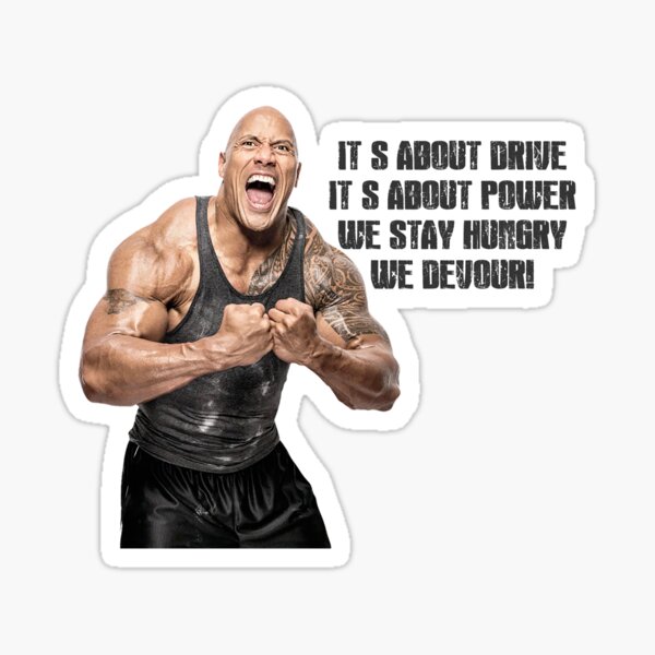 "The Rock" Sticker for Sale by FoxTNS | Redbubble