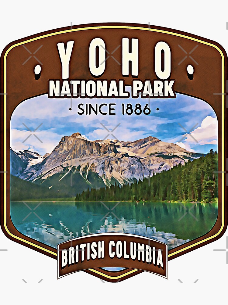 "Yoho National Park" Sticker by csoDesign | Redbubble