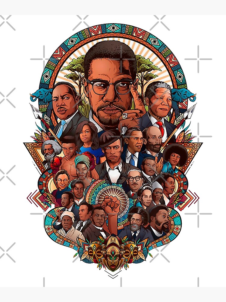 Impression photo « Black History Leaders Collage Inspirational African ...