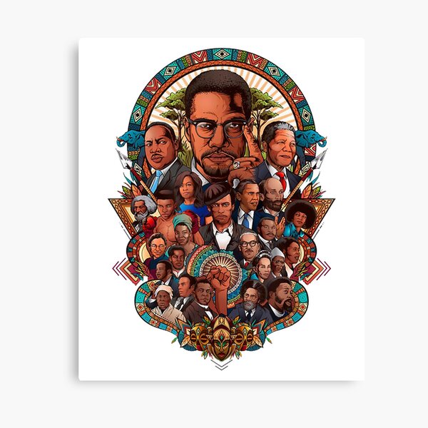 "Black History Leaders Collage Inspirational African American - Art The ...